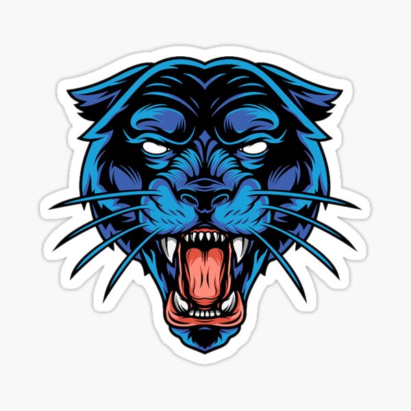 "Panther's Face" Sticker for Sale by Right-Fit27 | Redbubble