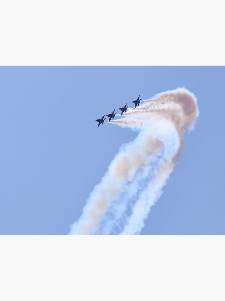"US Navy Blue Angels F18 super hornet fighter jet vapor trails" Poster ...