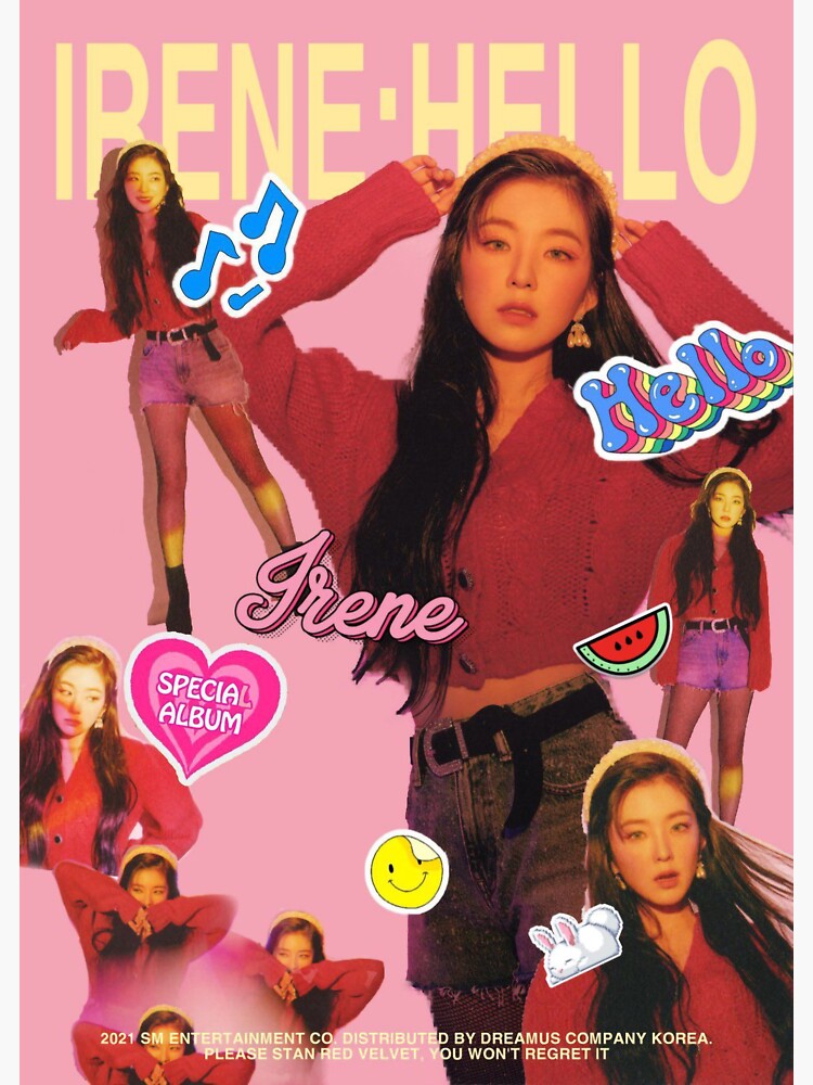 "RV Irene Hello Magazine Cover Aesthetic 90s Kawaii Y2k Kpop" Sticker ...
