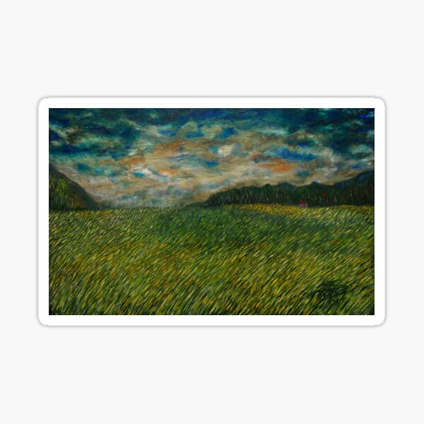 "Puzzle Nature (Wheat Field)" Sticker for Sale by Paun | Redbubble