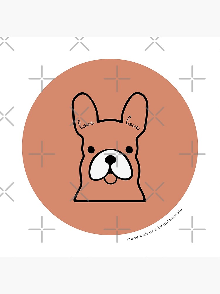 "Chiiko Love Doggo - Orange Brick" Poster for Sale by holasisista ...