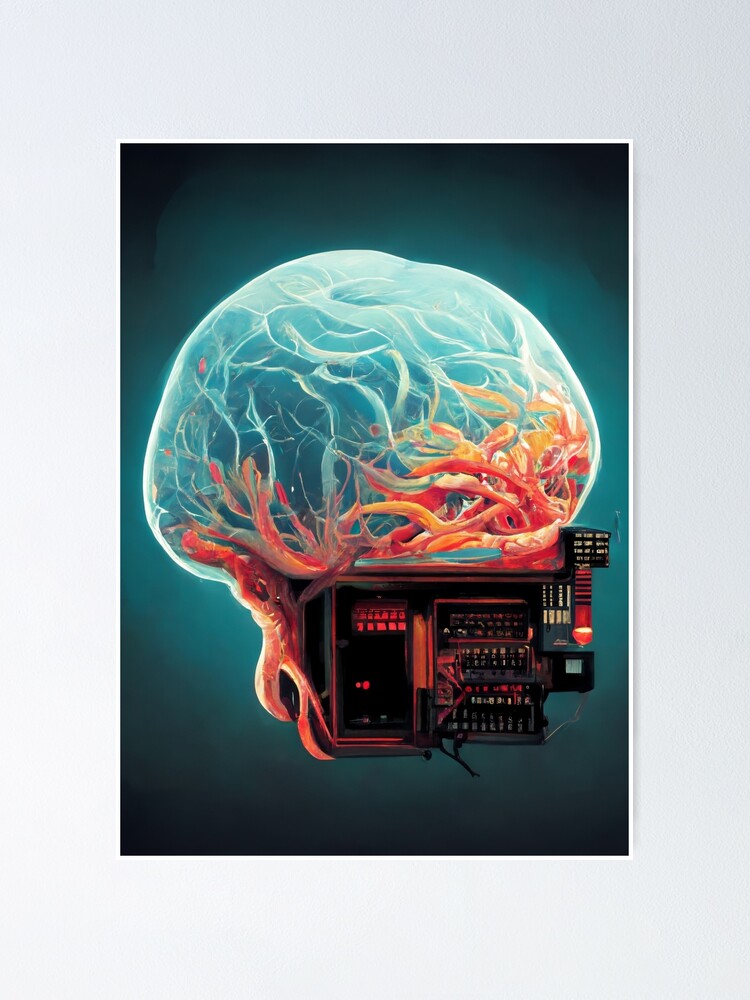 "Brain-Computer Interface" Poster for Sale by DrB100 | Redbubble