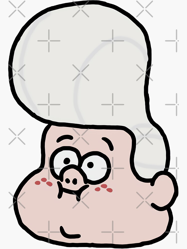 "Gideon Gleeful" Sticker for Sale by KalipsoArt | Redbubble