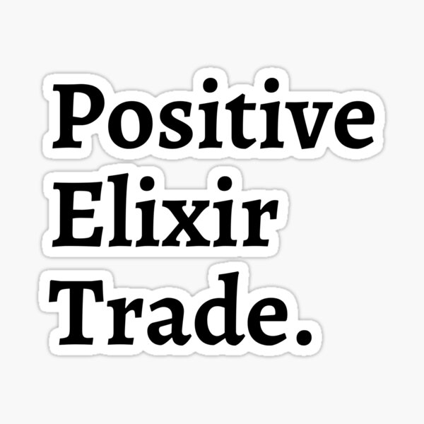 "Clash Of Clans Positive Elixir Trade" Sticker for Sale by ...