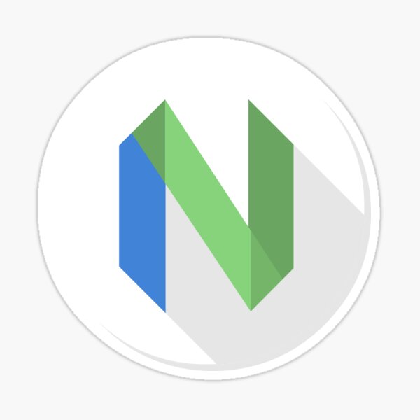 "nvim neovim" Sticker for Sale by dnzdesign | Redbubble