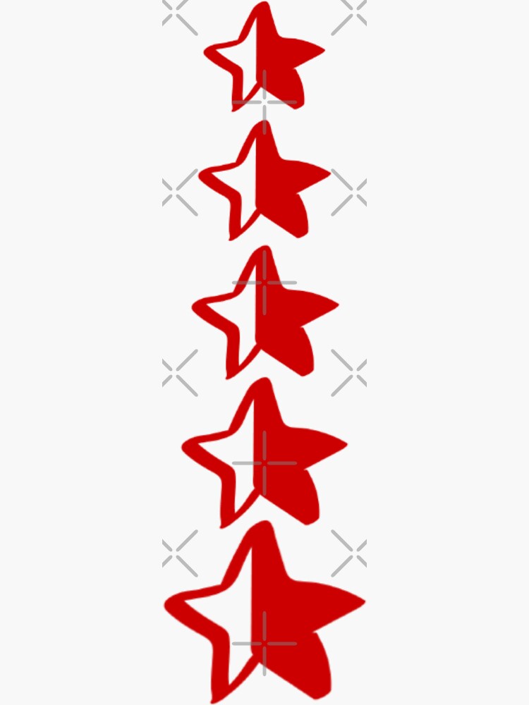 "Five Star" Sticker for Sale by Vlaki | Redbubble