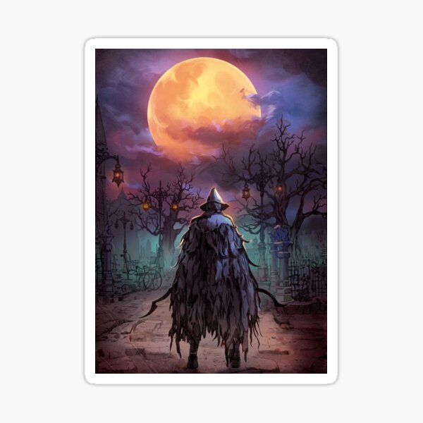 "Bloodborne" Sticker for Sale by poliitanoo | Redbubble