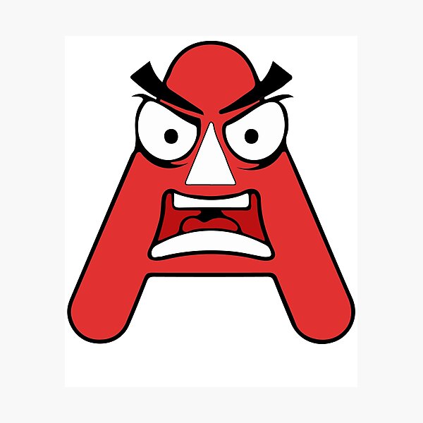 "Emotion Letter A Alphabet Lore, Angry Latter Alphabet Lore ...
