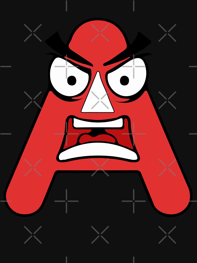 "Emotion Letter A Alphabet Lore, Angry Latter Alphabet Lore" Active T ...