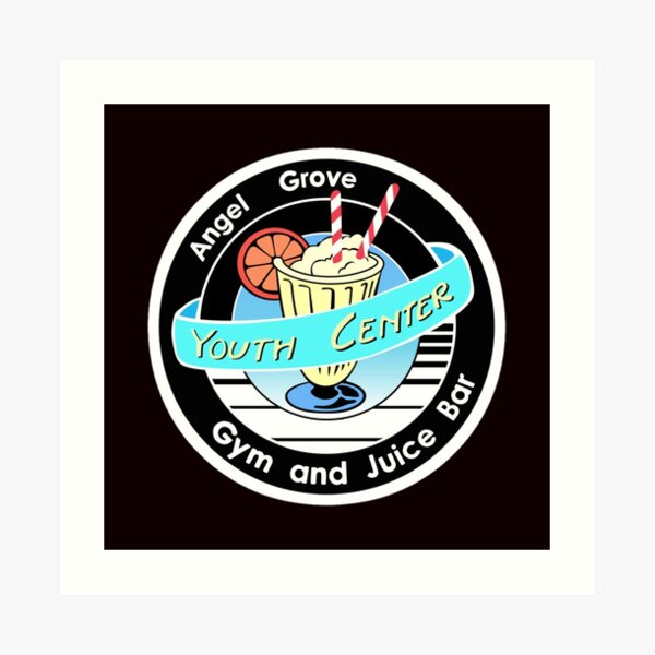 "Mighty Morphin Power rangers youth center logo" Art Print for Sale by ...