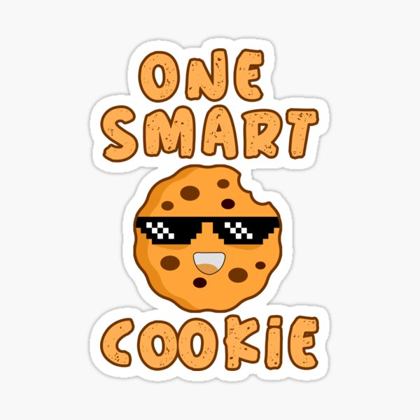 "One Smart Cookie" Sticker for Sale by franktact | Redbubble