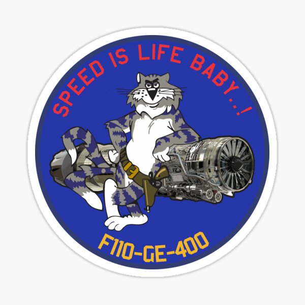 "Tomcat Engine F110 - GE-400 - Clean Style" Sticker for Sale by ...