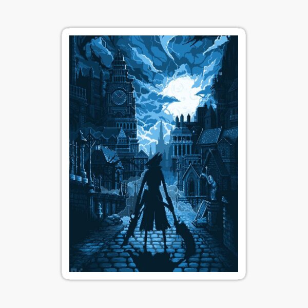 "Bloodborne" Sticker for Sale by poliitanoo | Redbubble
