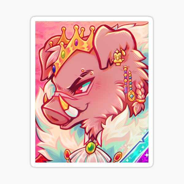 "Technoblade" Sticker for Sale by smolasianartist | Redbubble