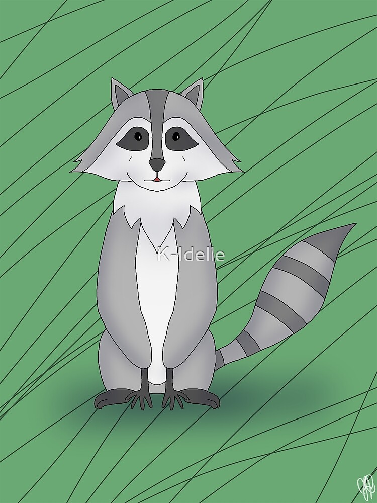 "Rebecca the Raccoon" by K-Idelle | Redbubble