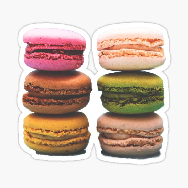 "Macaroons!" Sticker for Sale by thelifexplorer | Redbubble
