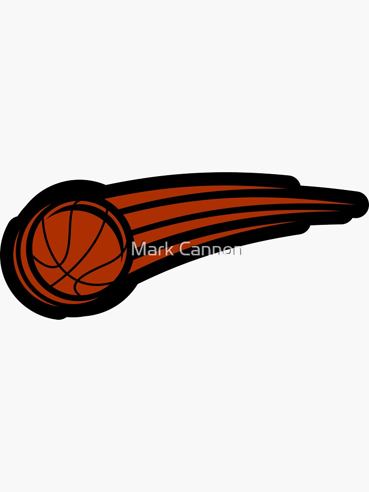 "Simple Basketball Logo" Sticker for Sale by KingKongBrody | Redbubble