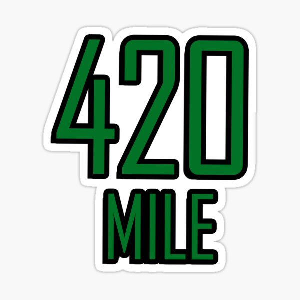 "420 Mile Marker" Sticker for Sale by brasevko | Redbubble