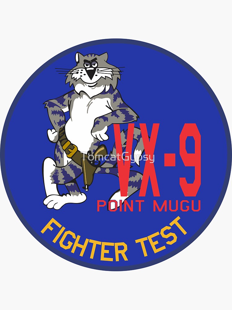 "F-14 Tomcat VX-9 Point Mugu - Clean Style" Sticker for Sale by ...