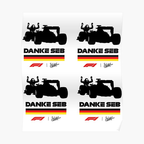 "Danke Seb Pack" Poster for Sale by Samyamad | Redbubble