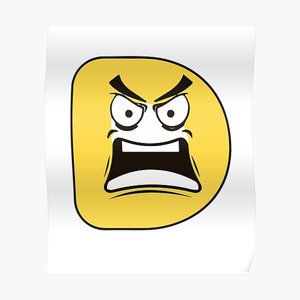 Poster « Emotion Letter D Alphabet Lore, Angry Last Alphabet Lore ...