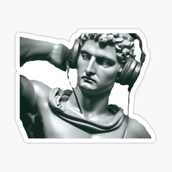 "Michelangelo's David is a DJ!Elegant Aesthetic Luxury Abstract Texture ...