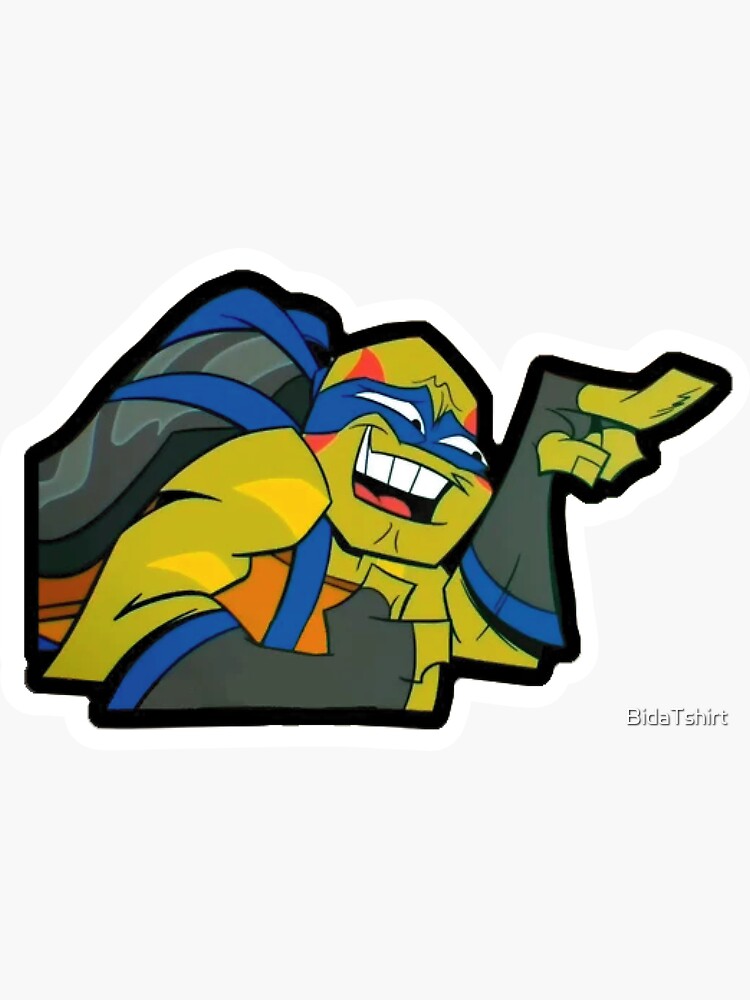 " Ninja Turtles Rottmnt Mikey Teenage " Sticker for Sale by BidaTshirt ...