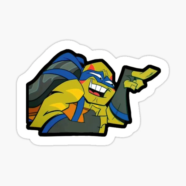 " Ninja Turtles Rottmnt Mikey Teenage " Sticker for Sale by BidaTshirt ...