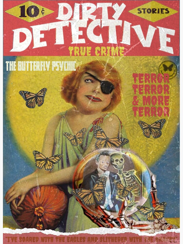 "Dirty Detective Butterfly Psychic | True Crime | Vintage Crime Stories ...