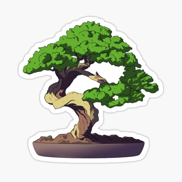 "Bonsai Tree" Sticker for Sale by VaraZsolo | Redbubble