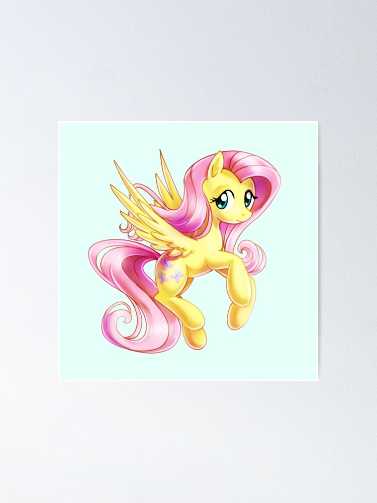 "Fluttershy" Poster by ShinePaw | Redbubble