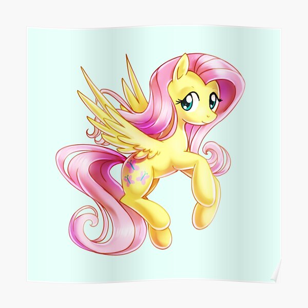 "Fluttershy" Poster by ShinePaw | Redbubble
