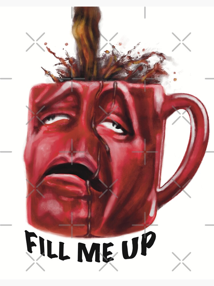 "Fill Me Up " Sticker for Sale by ArtsByMax | Redbubble