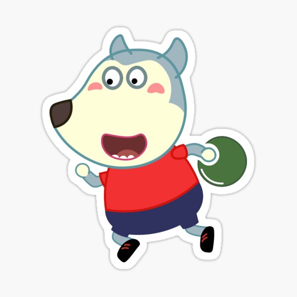 "Wolfoo mr kat gifts and merchandise" Sticker for Sale by its88med ...