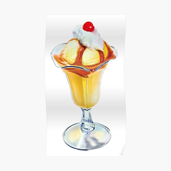 "1950's Butterscotch Sundae" Poster for Sale by historicimage | Redbubble