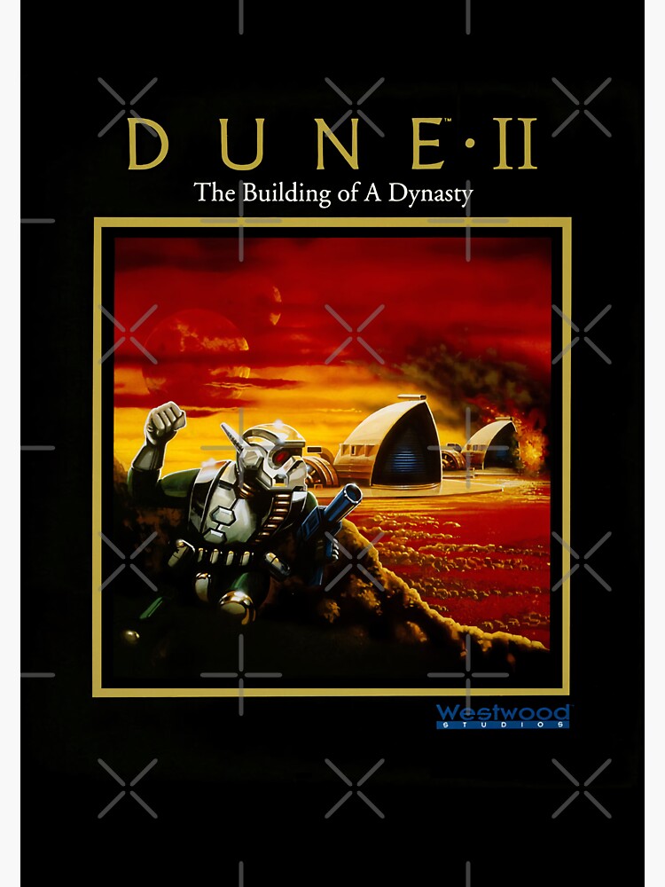 "Classic Game Covers - Dune II" Sticker for Sale by rykker | Redbubble