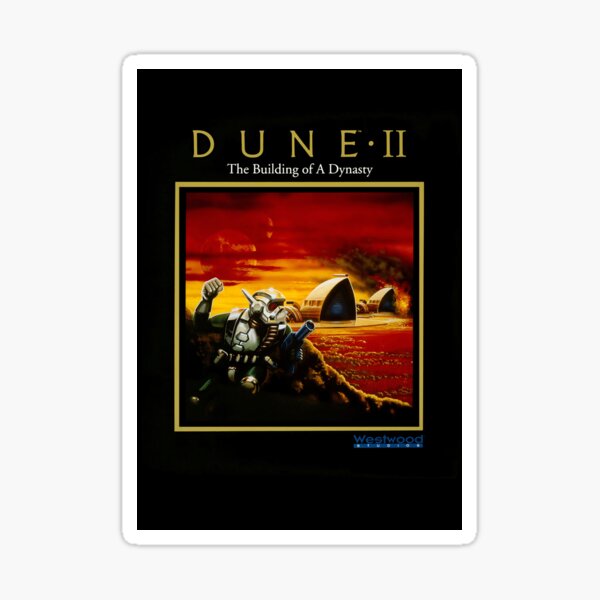"Classic Game Covers - Dune II" Sticker for Sale by rykker | Redbubble