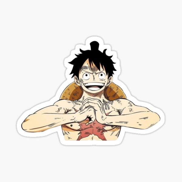 "monkey d luffy" Sticker for Sale by Sbgh | Redbubble
