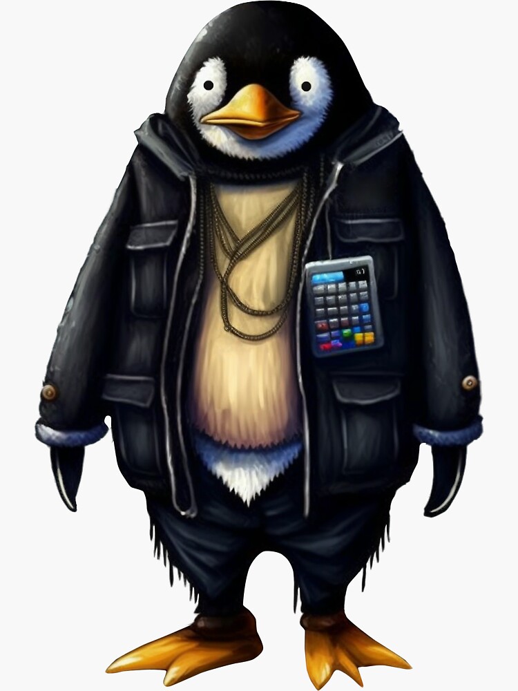 "Reckoner human penguin" Sticker for Sale by CutePlanetEarth | Redbubble
