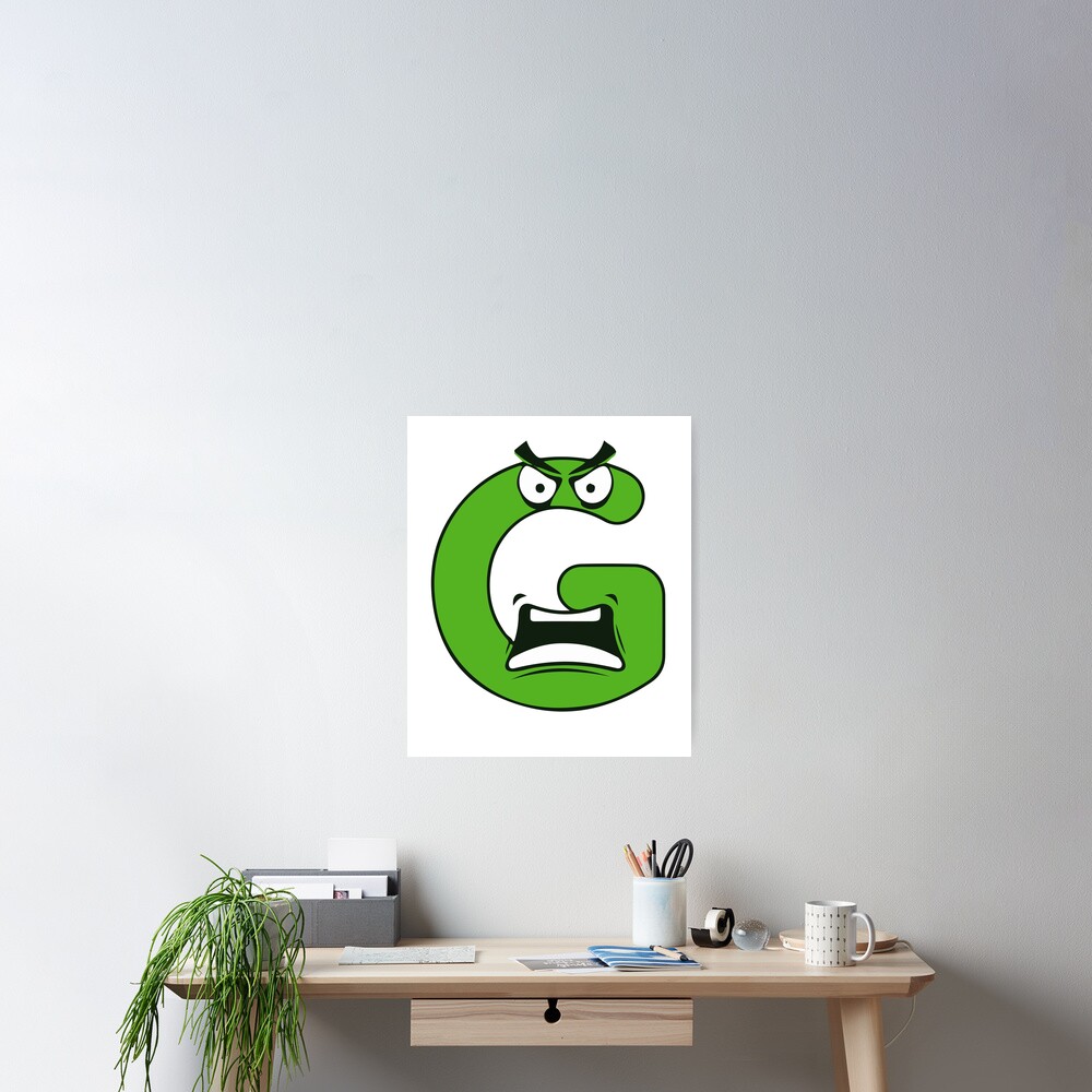 Poster « Émotion Lettre G Alphabet Lore, Angry Last Alphabet Lore ...