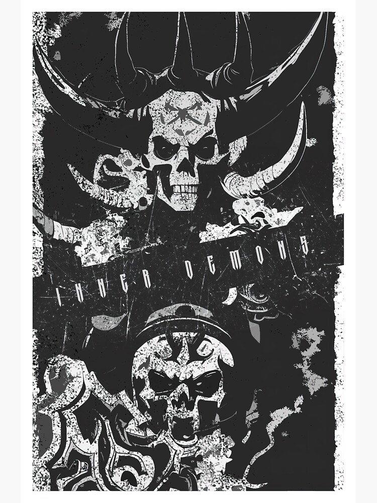 "Japanese demon art face Skull devil oni harajuku aesthetic Inner ...