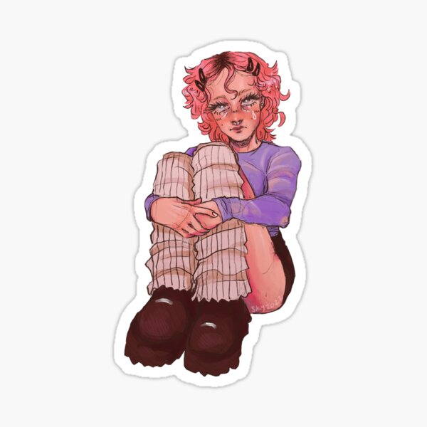 "CRY" Sticker for Sale by mistly | Redbubble
