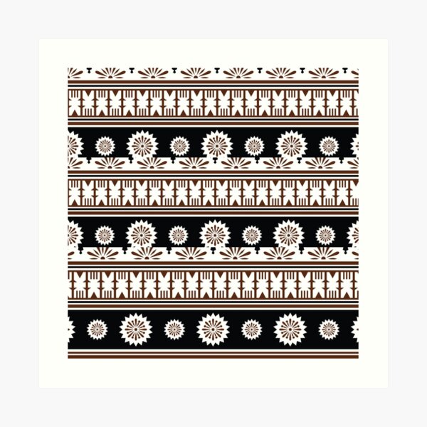"Fijian Masi Design" Art Print for Sale by Alafina2019 | Redbubble