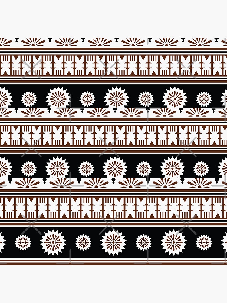 "Fijian Masi Design" Sticker for Sale by Alafina2019 | Redbubble