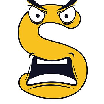 "Emotion Letter S Alphabet Lore, Angry Latter Alphabet Lore" Poster for ...