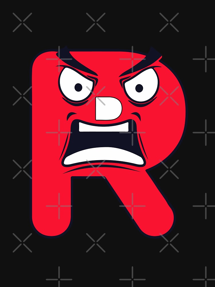 "Emotion Letter R Alphabet Lore, Angry Latter Alphabet Lore" Active T ...