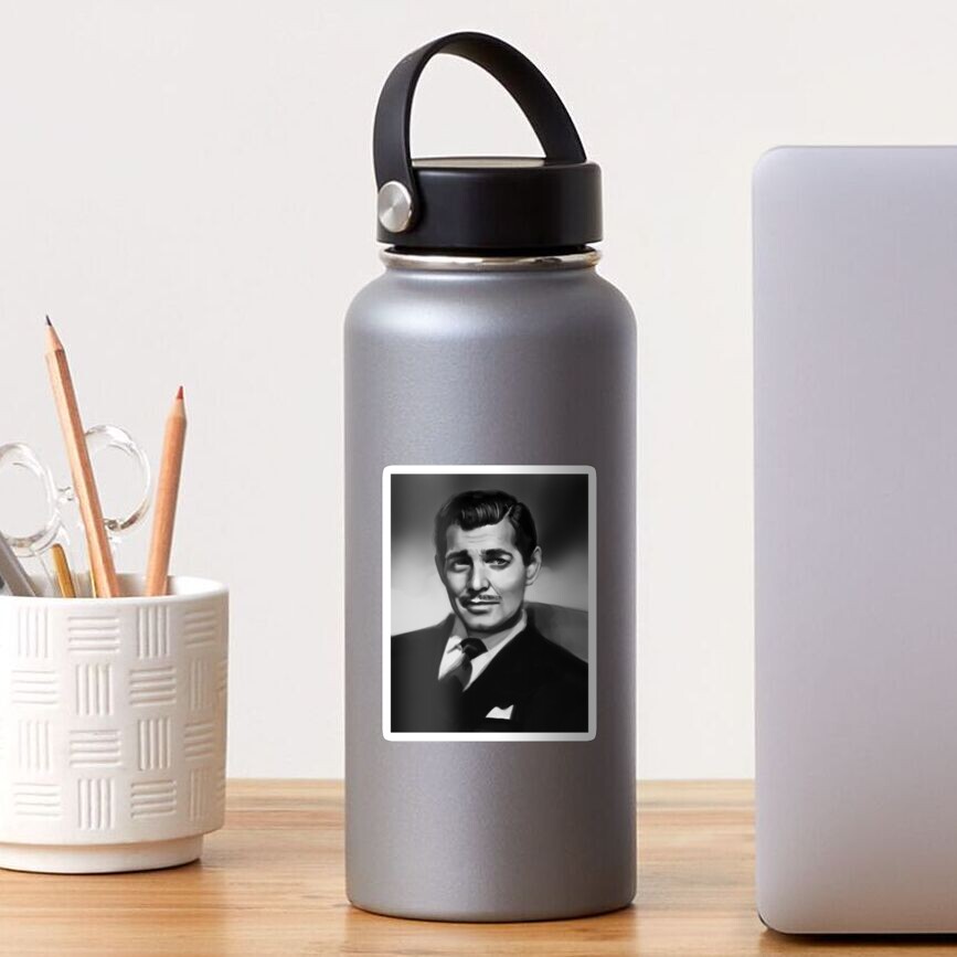 "Clark Gable - Rhett Butler" Sticker for Sale by JuliaMaiDesigns ...