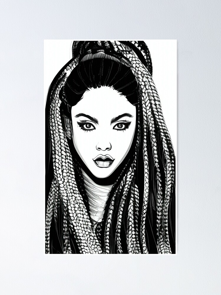 "Dreadlocks" Poster for Sale by AstraLowelle | Redbubble