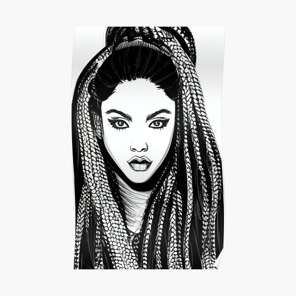 "Dreadlocks" Poster for Sale by AstraLowelle | Redbubble