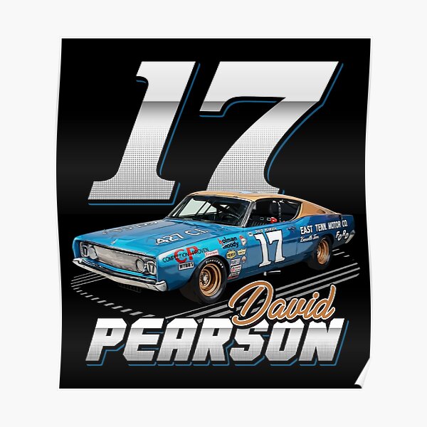 "David Pearson Nascar Legend 1968 69 retro style" Poster for Sale by ...